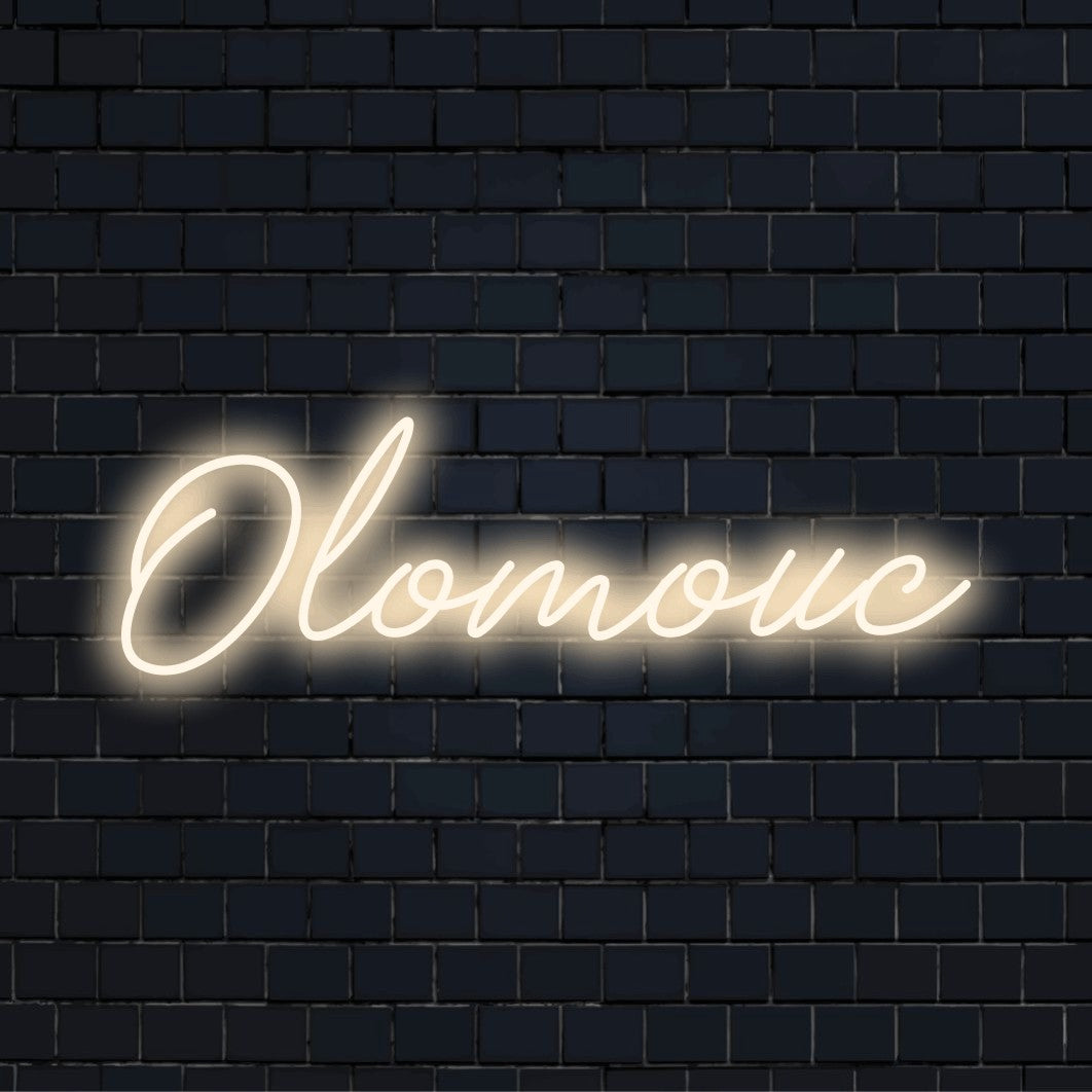 Letrero de neón de Olomouc | Estilo personalizado – The Art Neon