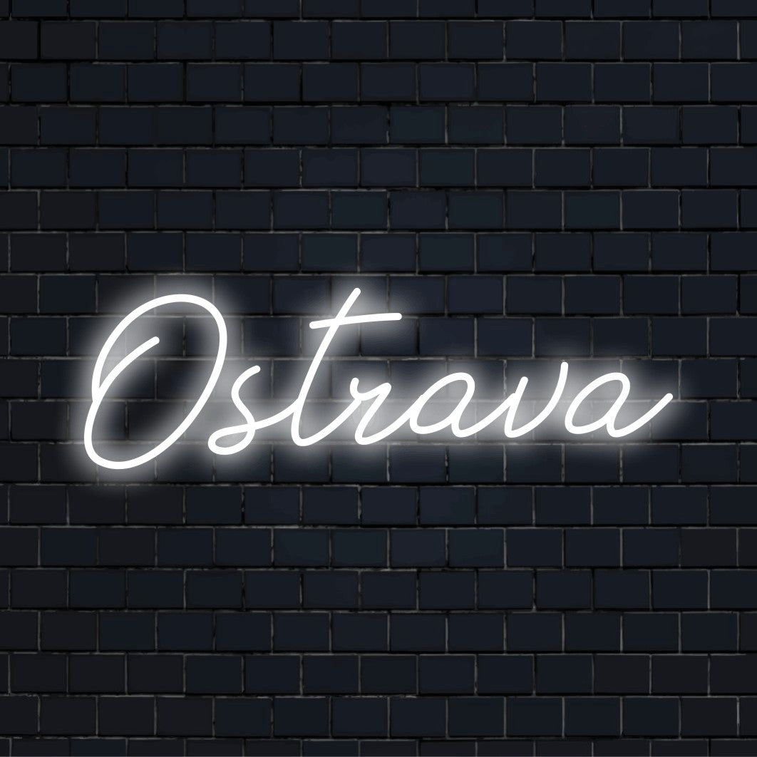 Letrero de neón LED de Ostrava | Neón personalizado – The Art Neon