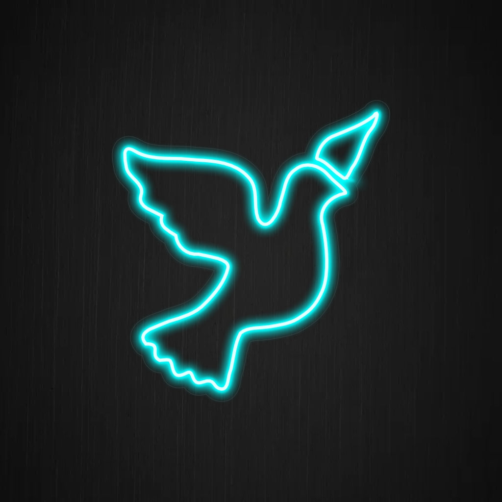 Peace Dove Neon Sign | Harmony and Serenity | The Art Neon
