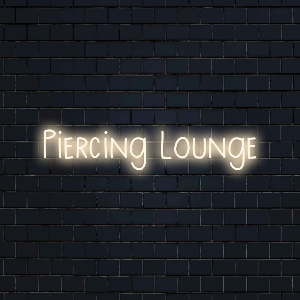 Letrero de neón de Piercing Lounge | Estilo personalizado – The Art Neon