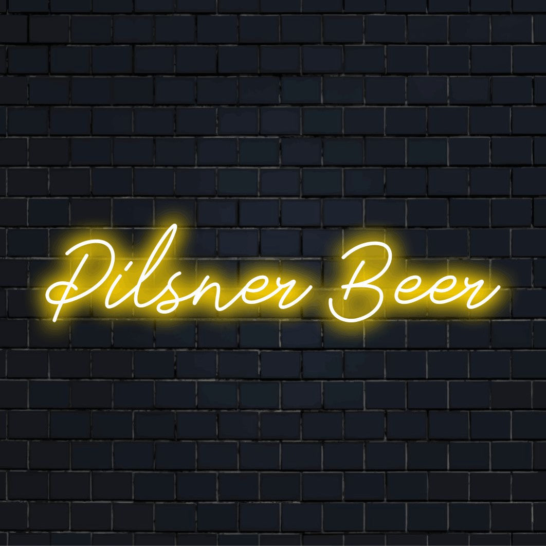 Letrero de neón de cerveza Pilsner | Neón personalizado – The Art Neon