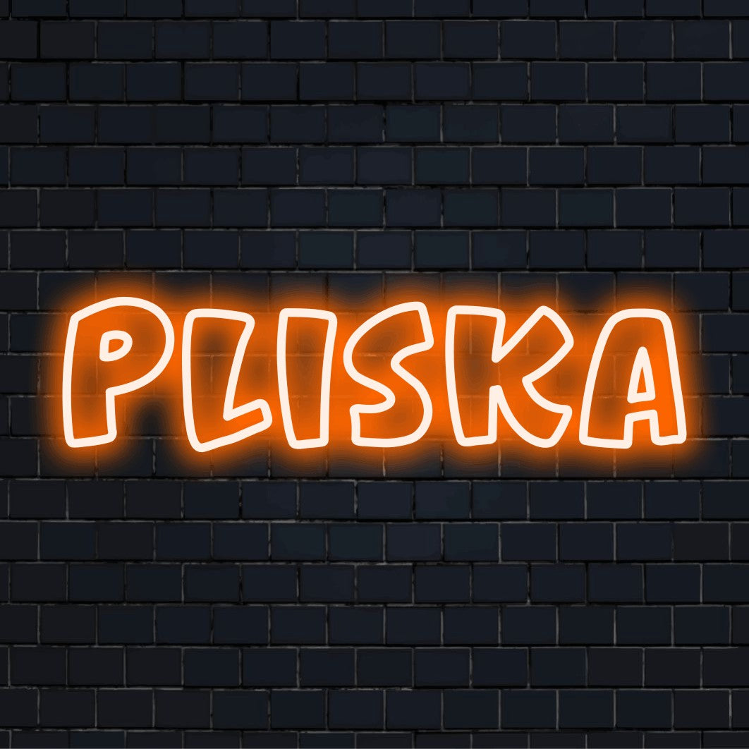 Pliska Neon Sign | Custom Light – The Art Neon