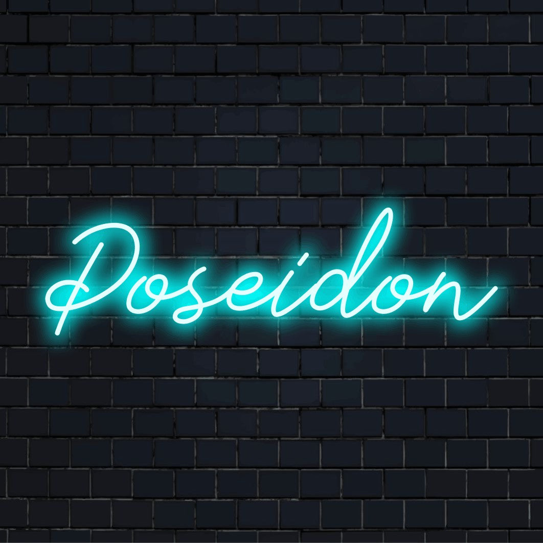 Poseidon LED Neon Sign | Custom Style – The Art Neon