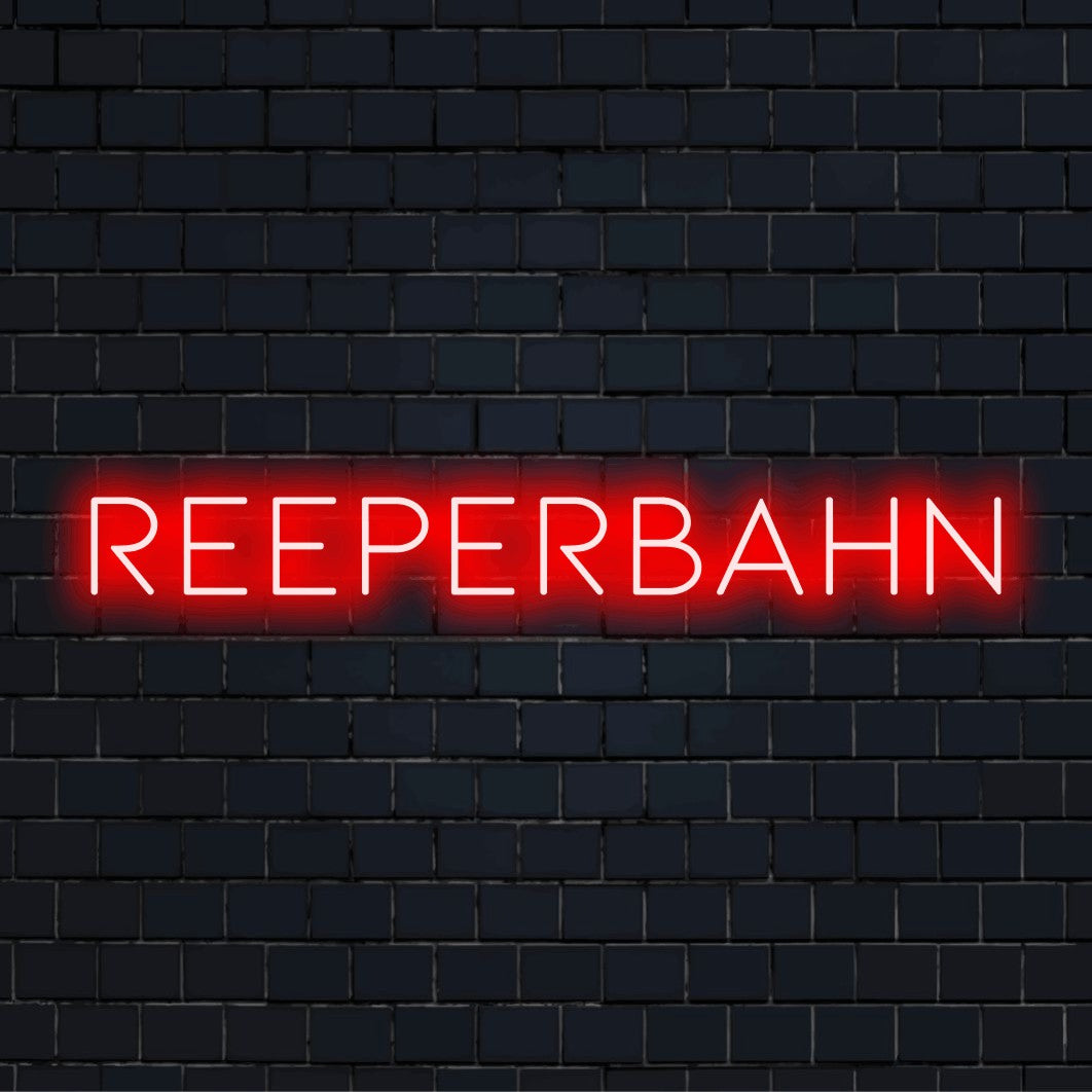 Enseigne lumineuse Reeperbahn | Style personnalisé – The Art Neon