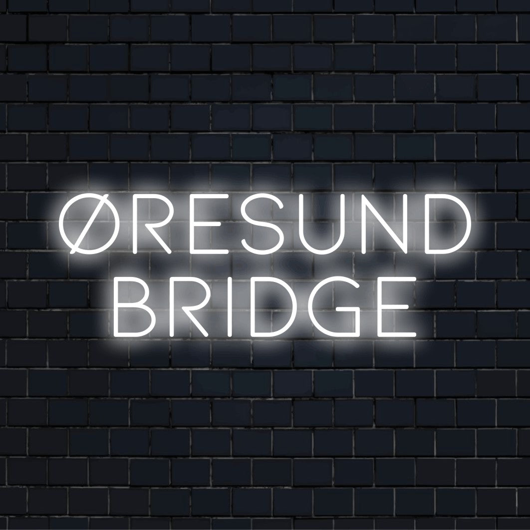Letrero de neón del puente de Resund | Luz personalizada – The Art Neon