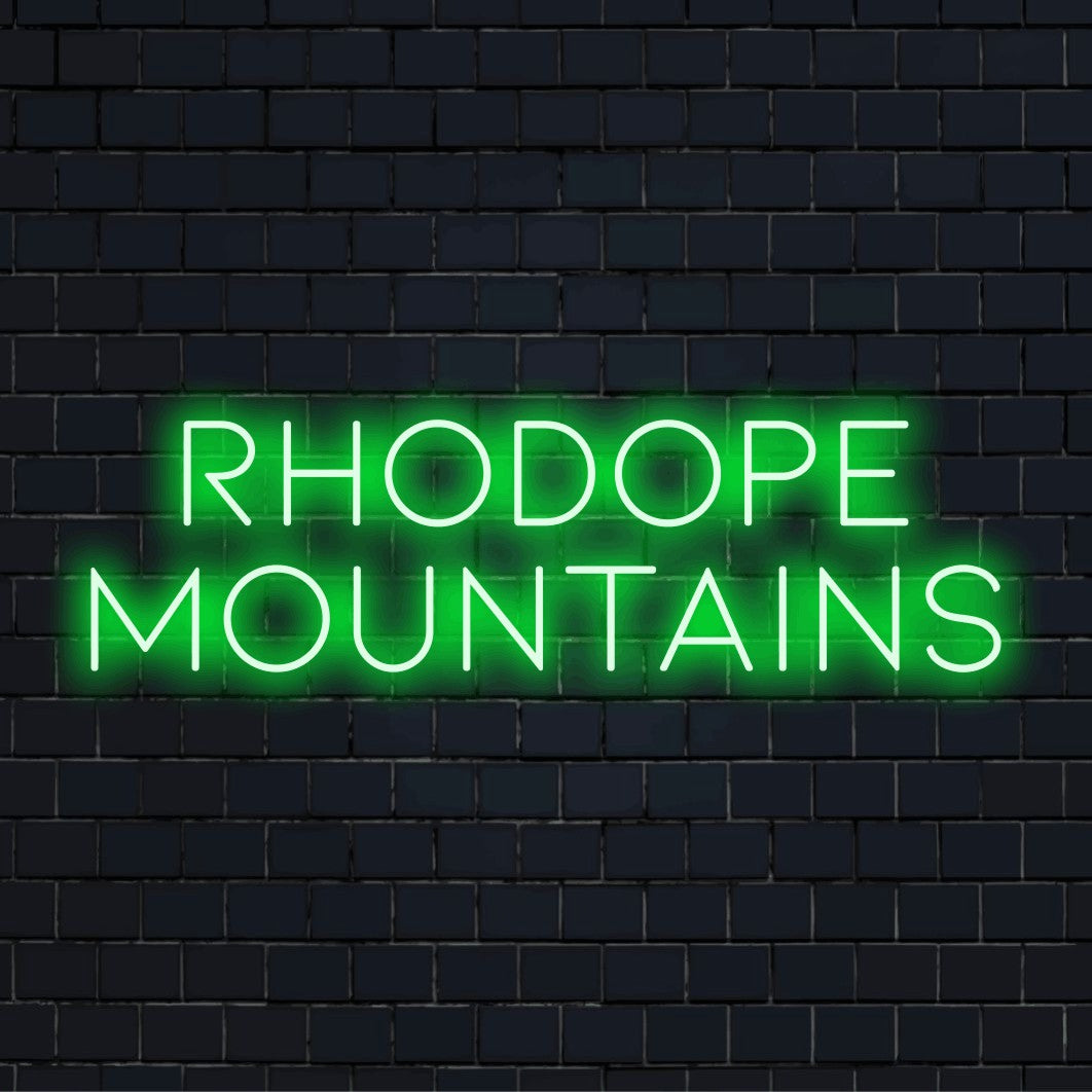Letrero de neón LED de los Montes Ródope | Estilo personalizado – The ...