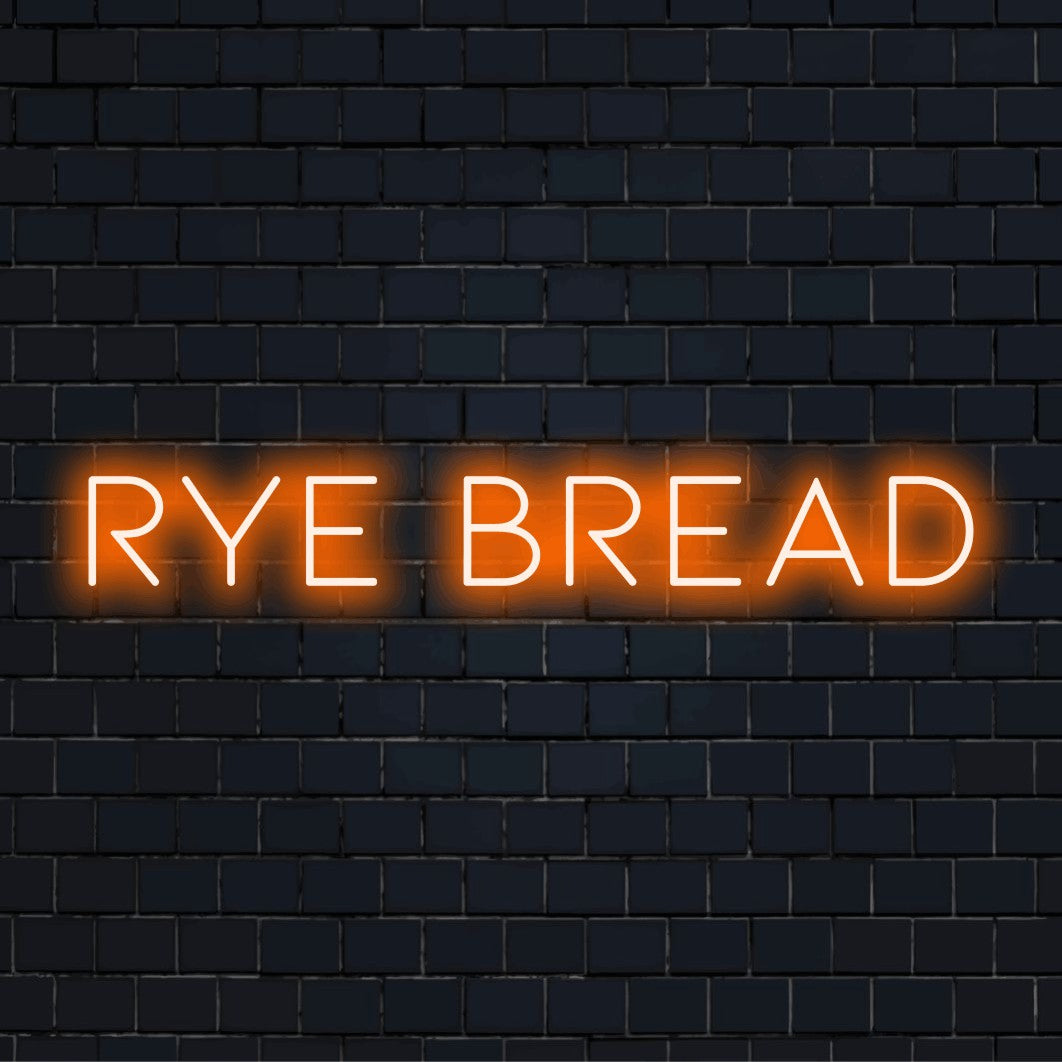 Letrero de neón de pan de centeno | Neón personalizado – The Art Neon