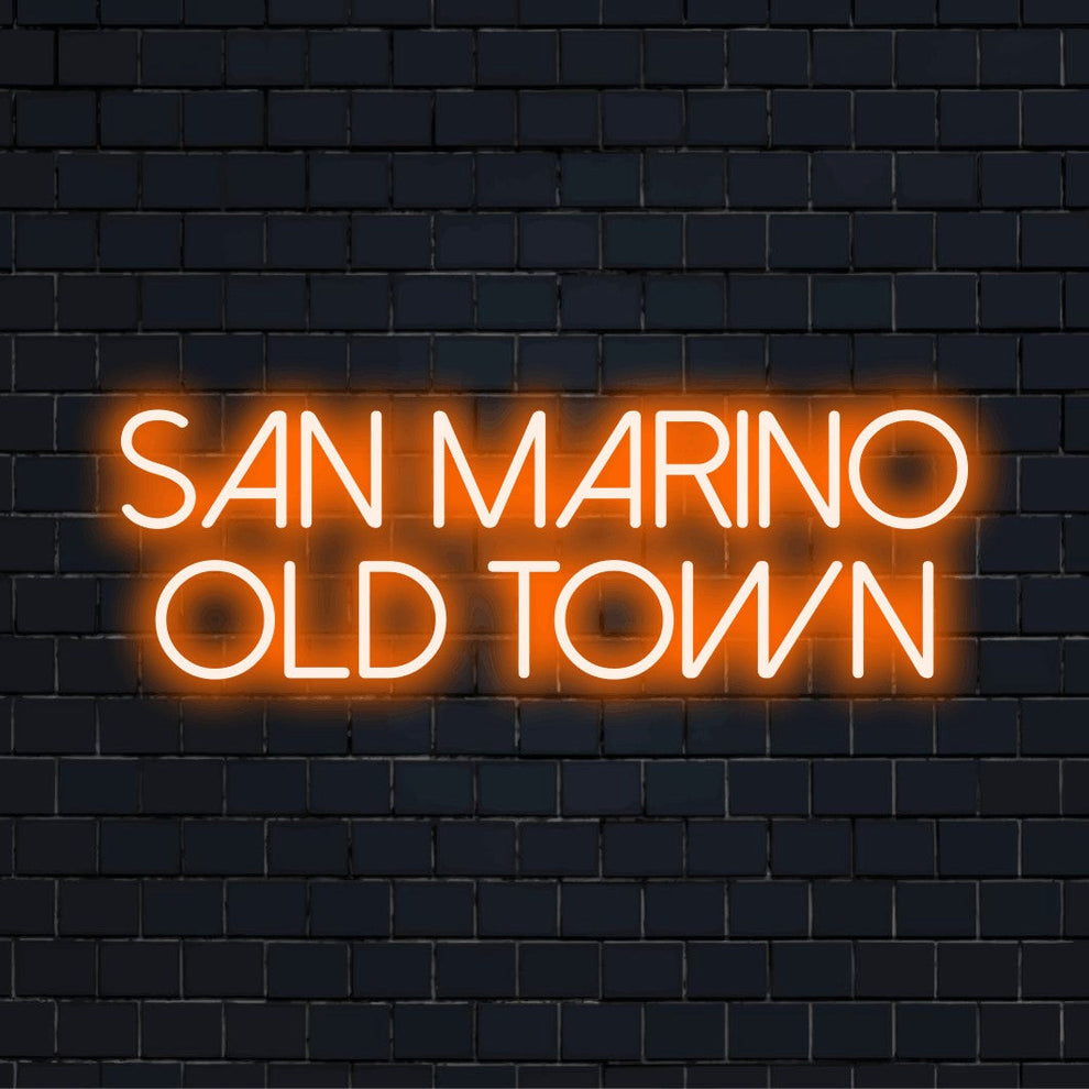 San Marinos gamle bydel LED neonskilt | Brugerdefineret neon – The Art Neon