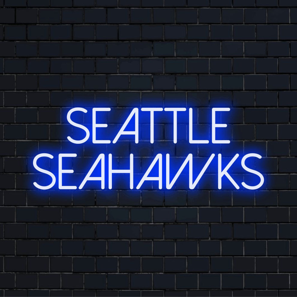 Letrero de neón LED de los Seattle Seahawks | Estilo personalizado ...