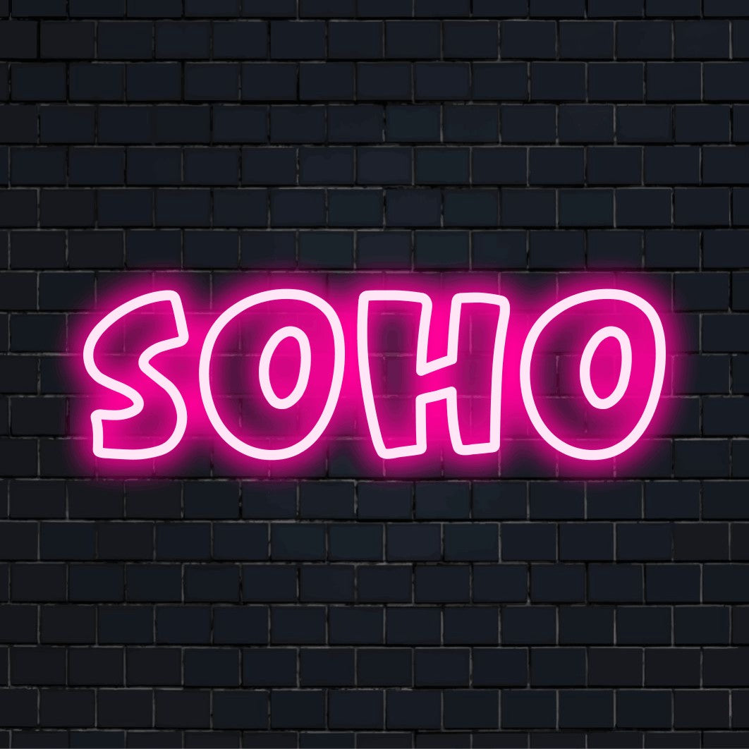 Soho LED Neon Sign | Custom Neon – The Art Neon
