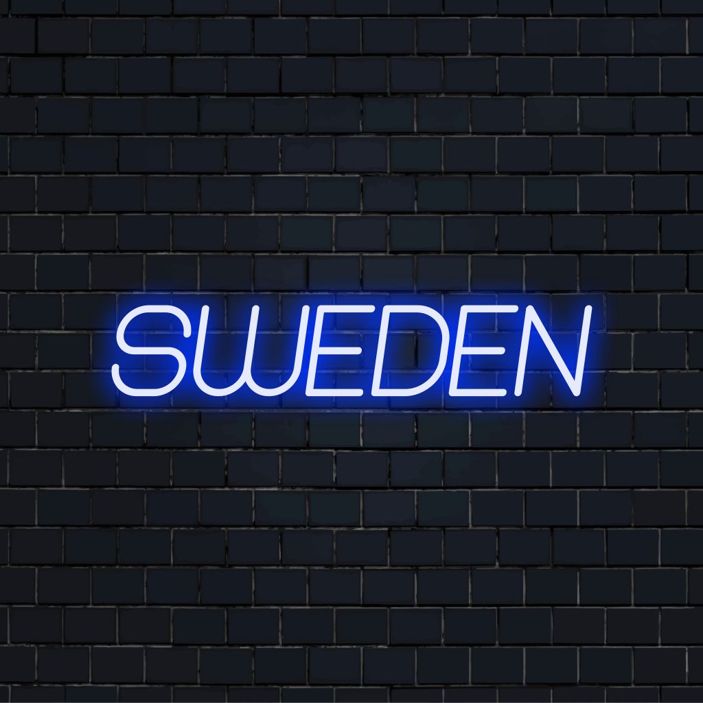 Letrero de neón LED de Suecia | Estilo personalizado – The Art Neon