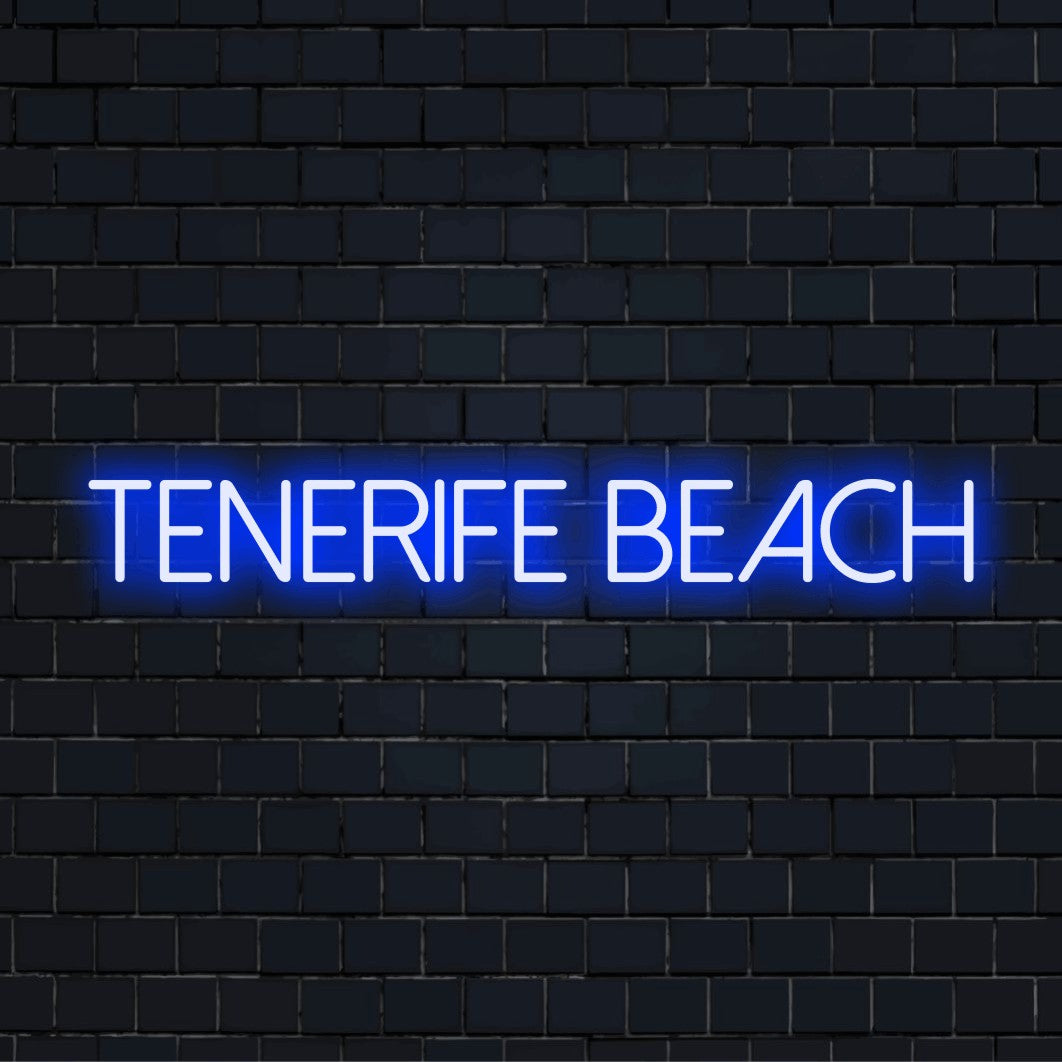 Enseigne lumineuse néon Tenerife Beach | Lumière personnalisée – The ...