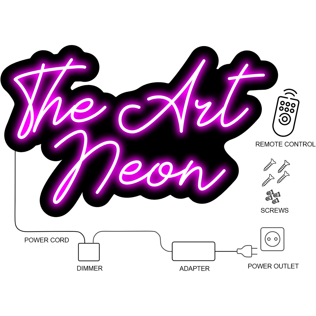 Crea Tu Propio Letrero de Neón Personalizado - Letreros LED de Neón ...