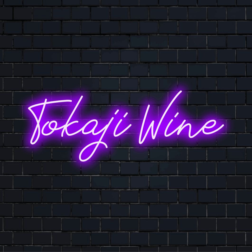 Letrero de neón de vino Tokaji | Luz personalizada – The Art Neon