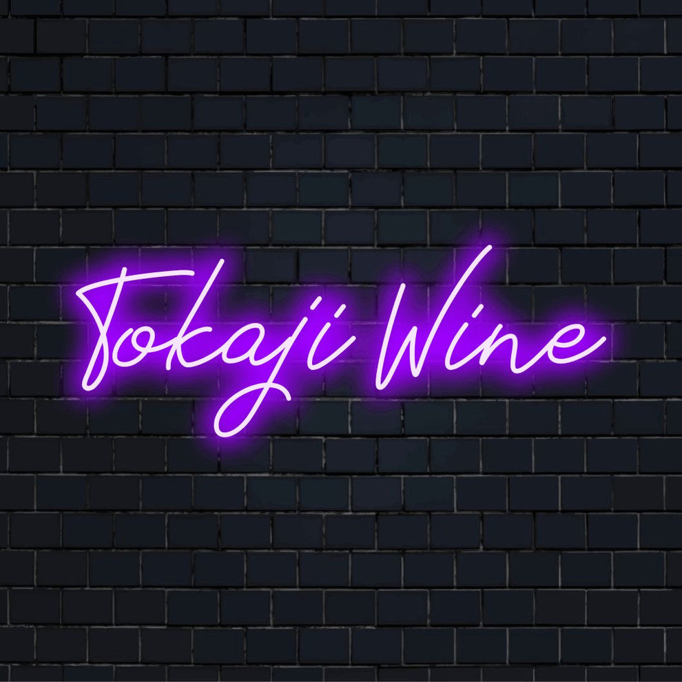 Tokaji Bor Neonreklám | Egyedi Fények – The Art Neon