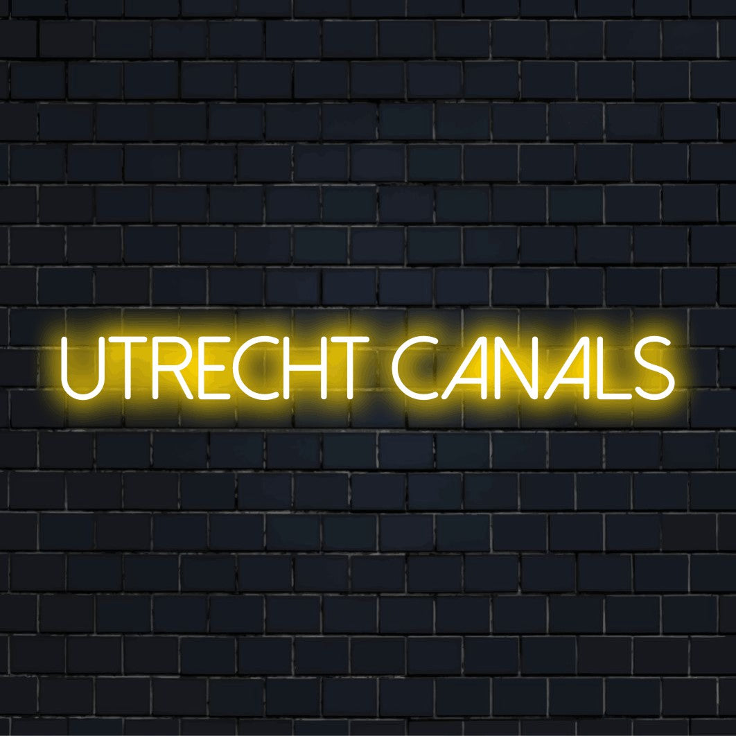 LED neónový nápis Utrecht Canals | Svetlo na mieru – The Art Neon