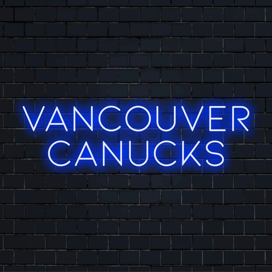 Enseigne lumineuse des Canucks de Vancouver | Style personnalisé – The ...