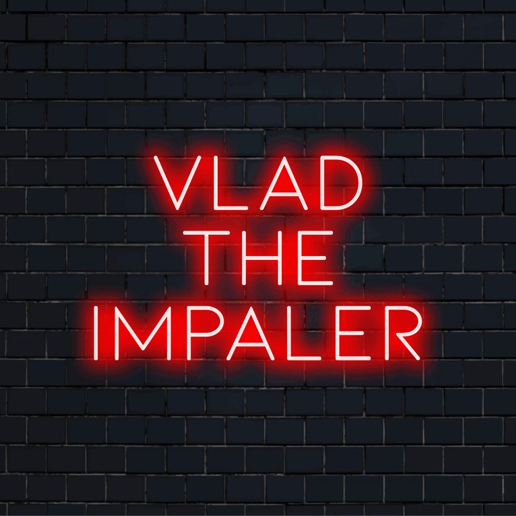 Vlad The Impaler Neon Sign | Custom Light – The Art Neon