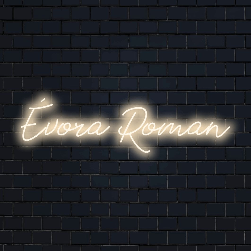 Letrero de neón Vora Roman | Estilo personalizado – The Art Neon