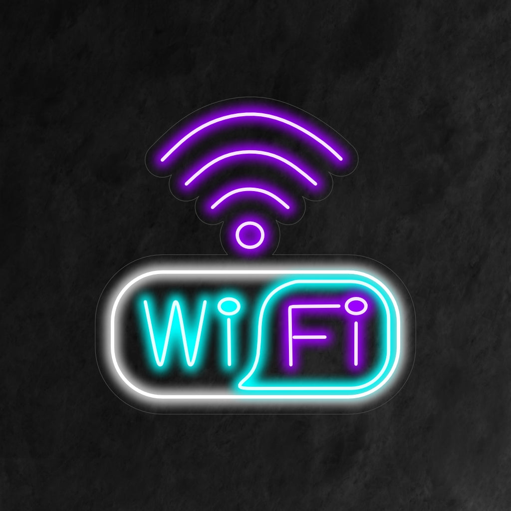WiFi Symbol Neon Sign | Seamless Connectivity | The Art Neon