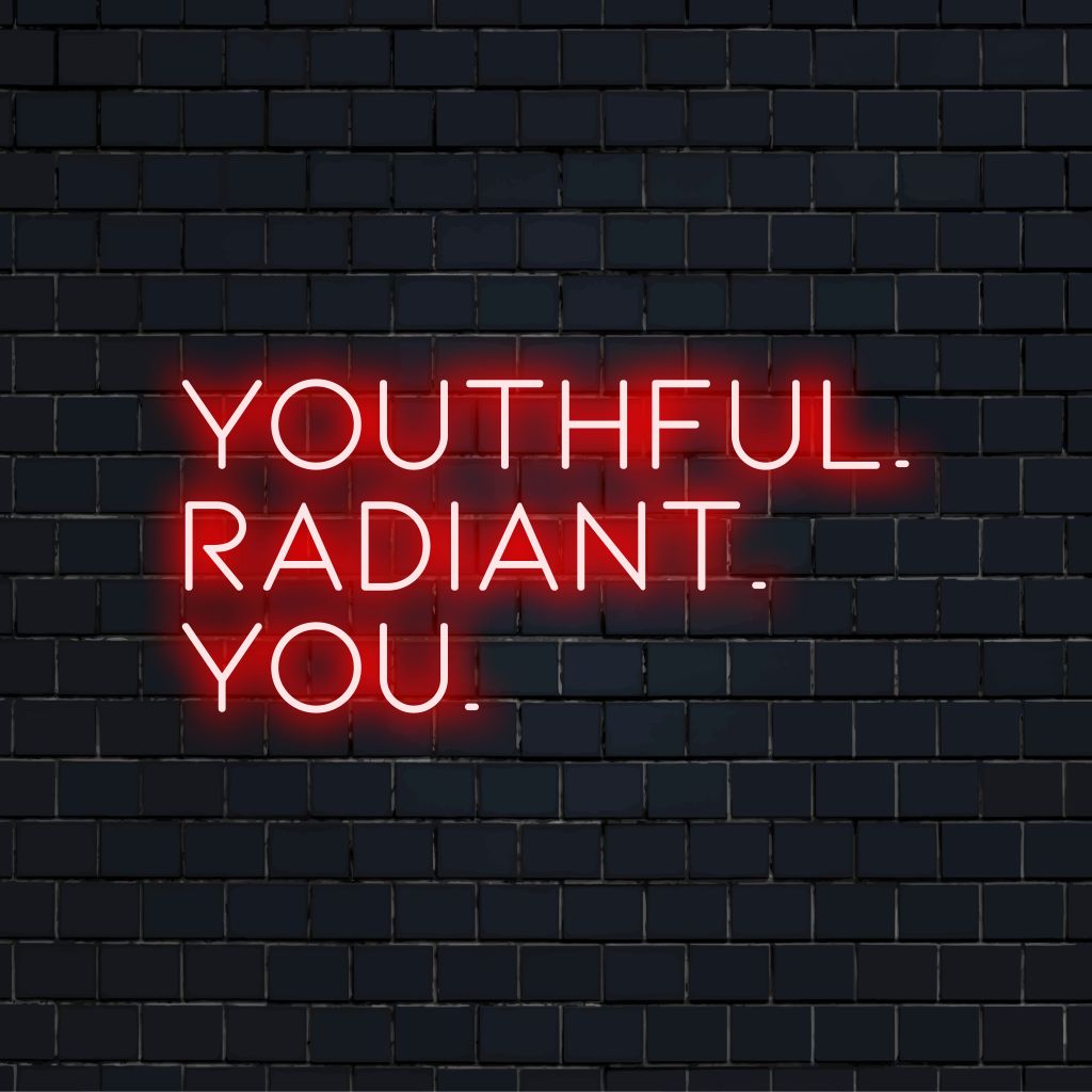 Letrero de neón "Your Radiant You" | Estilo personalizado – The Art Neon